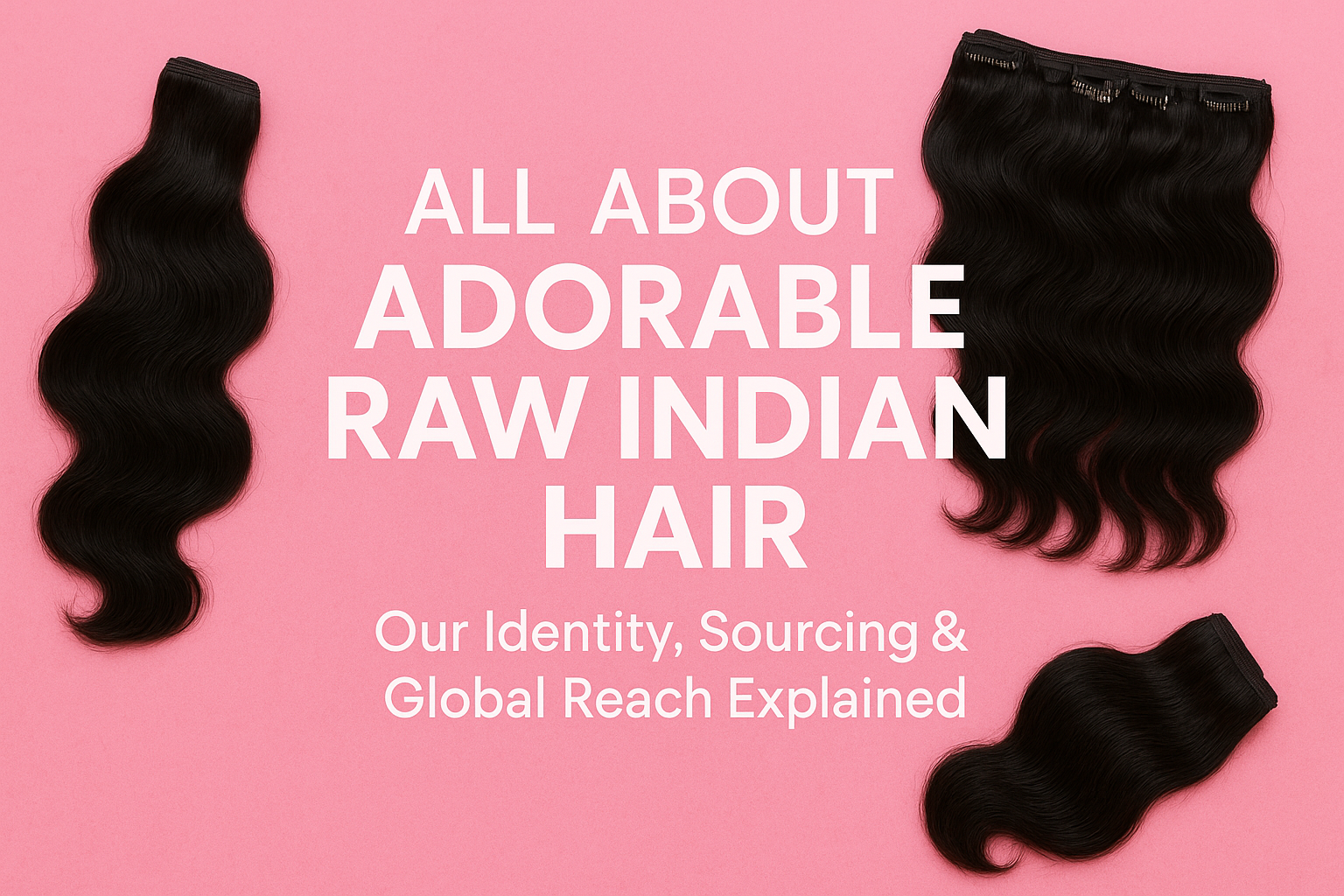 All About Adorable Raw Indian Hair: Our Identity, Sourcing & Global Re